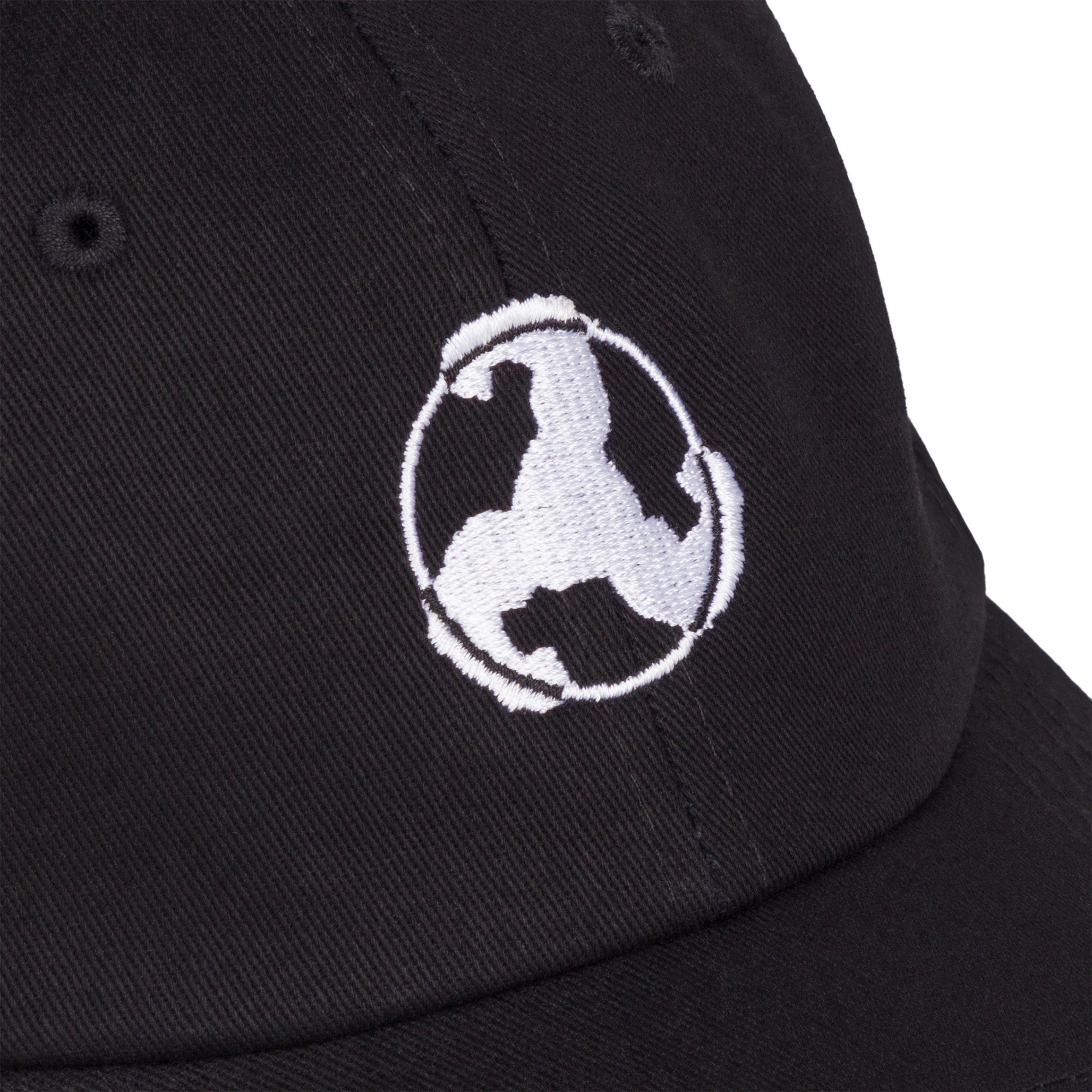 EMBROIDERED BICEP LOGO BLACK CAP | Bicep UK